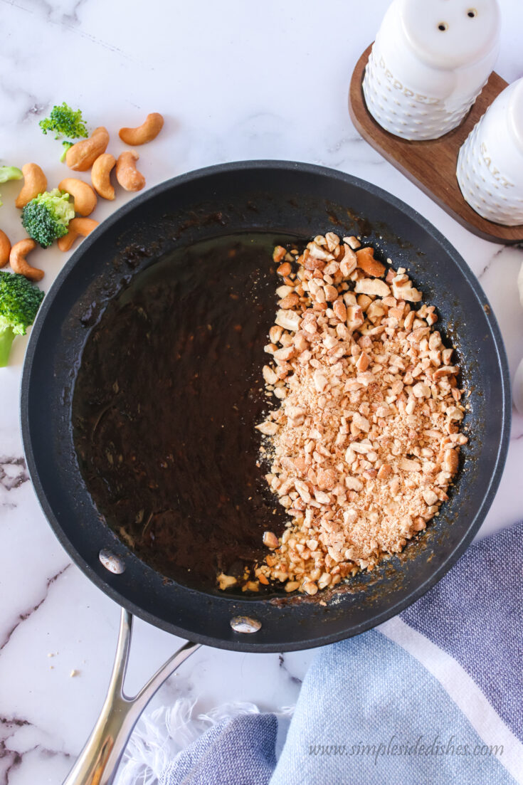 Cashew Broccoli - simplesidedishes.com