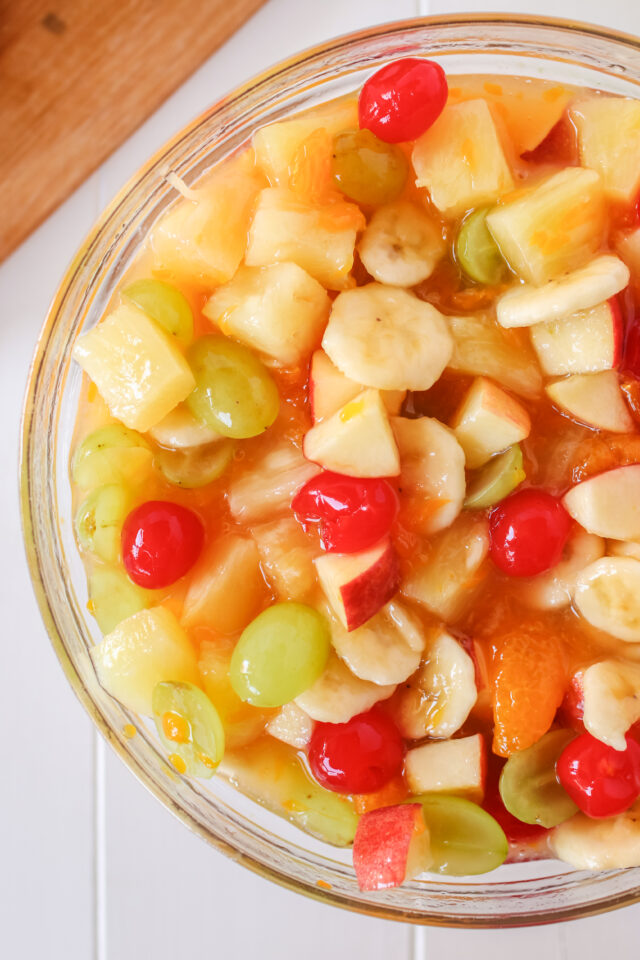 Citrus Glazed Fruit Salad - simplesidedishes.com