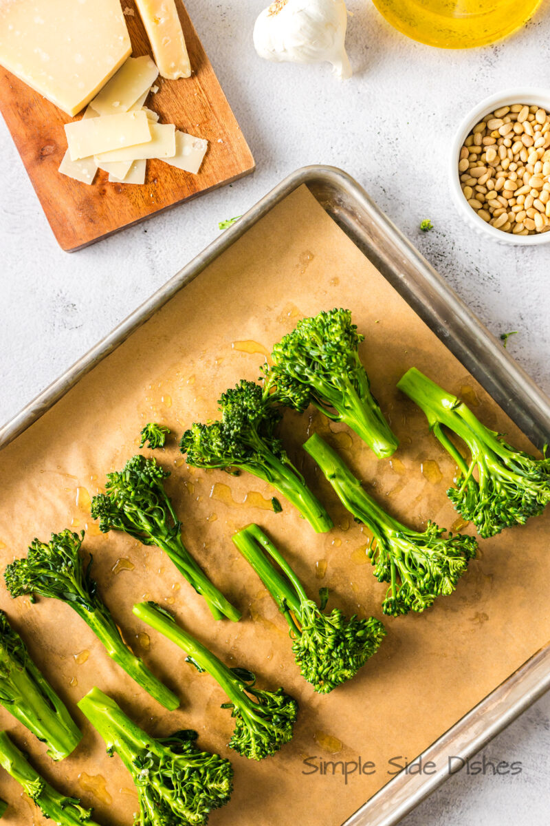 Roasted Baby Broccoli - simplesidedishes.com