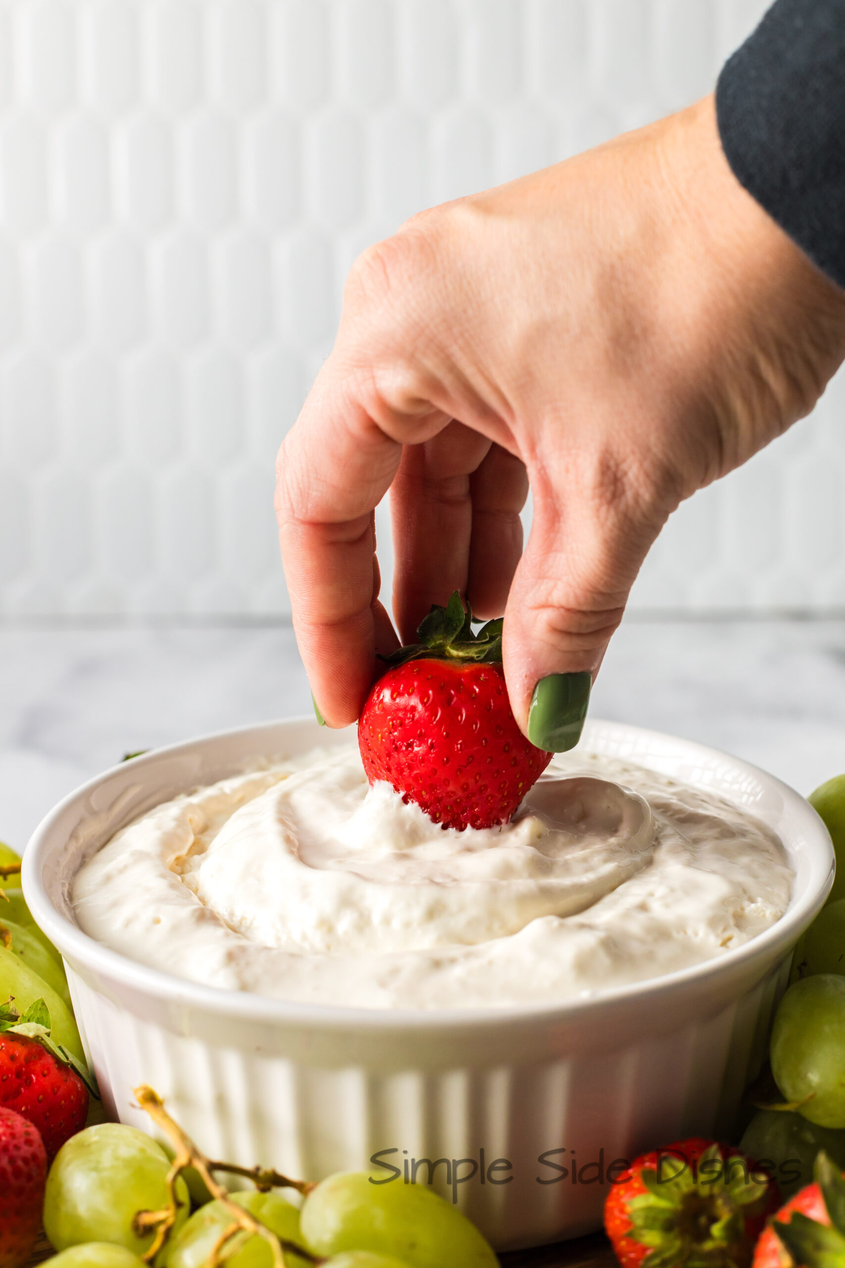 Cool Whip Fruit Dip - simplesidedishes.com