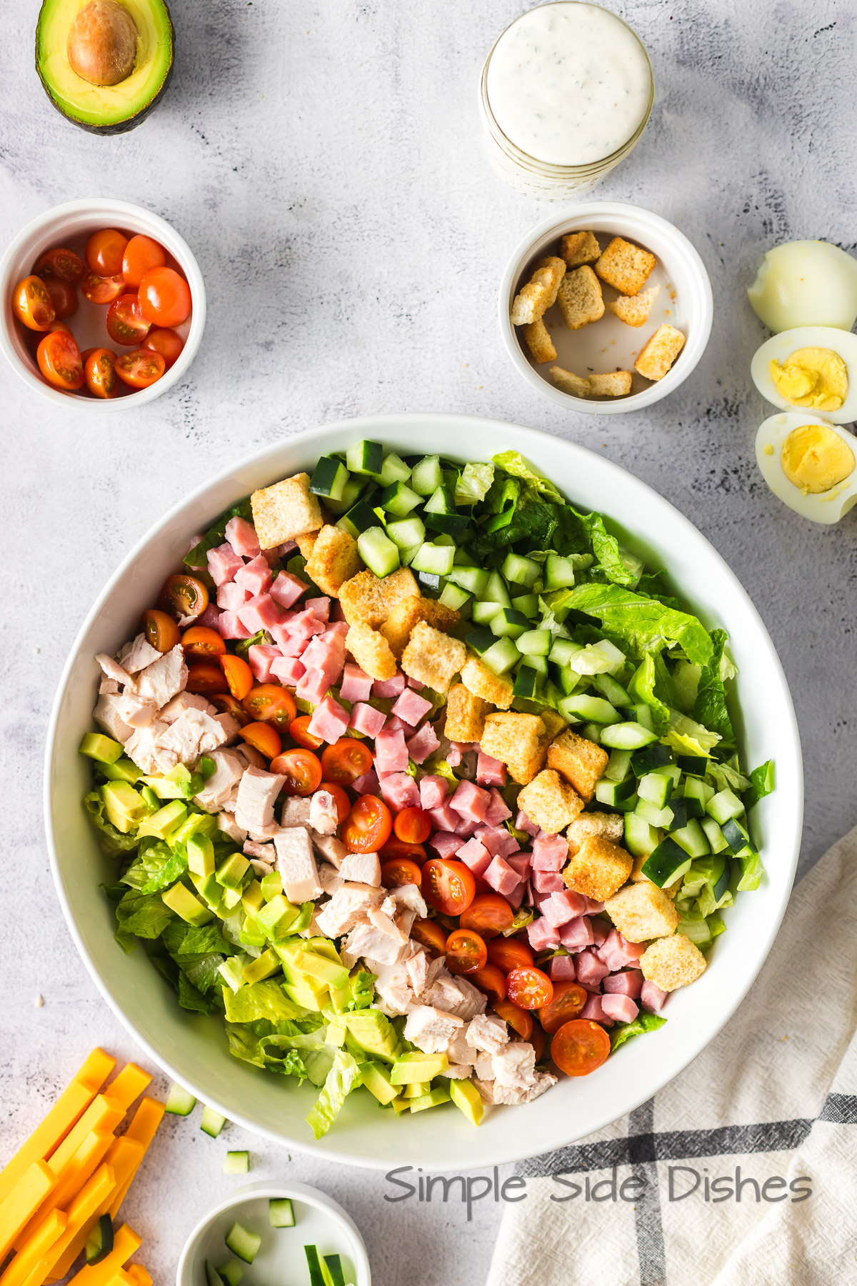 Chef Salad - simplesidedishes.com