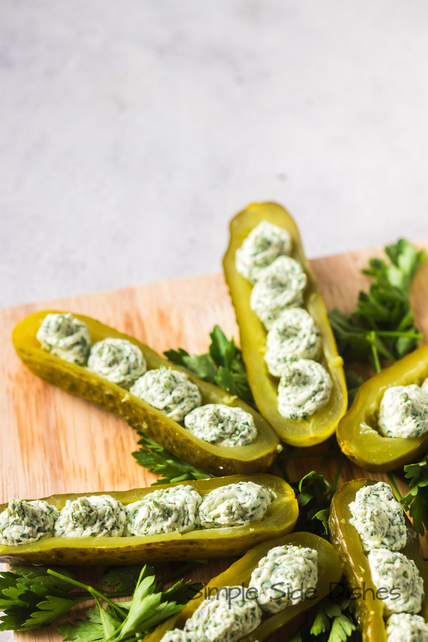 Stuffed Dill Pickles - simplesidedishes.com