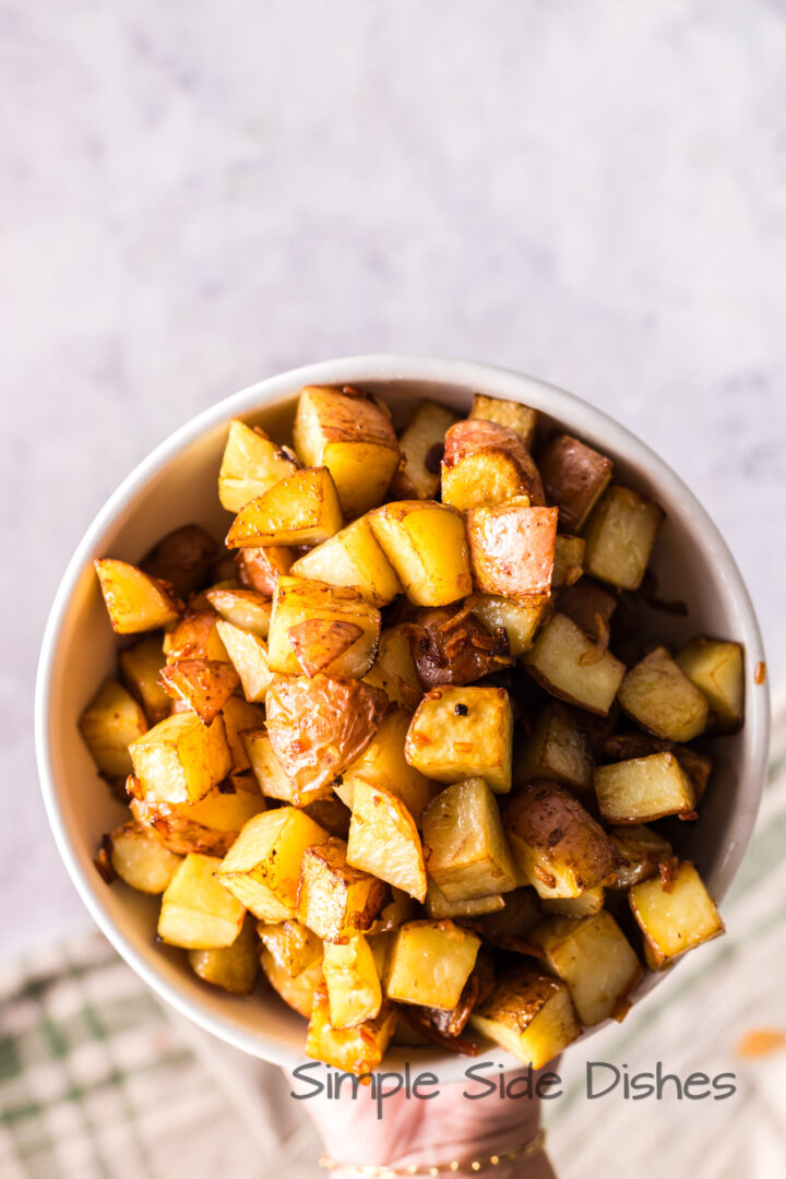 Roasted Potatoes with Onion Soup Mix - simplesidedishes.com