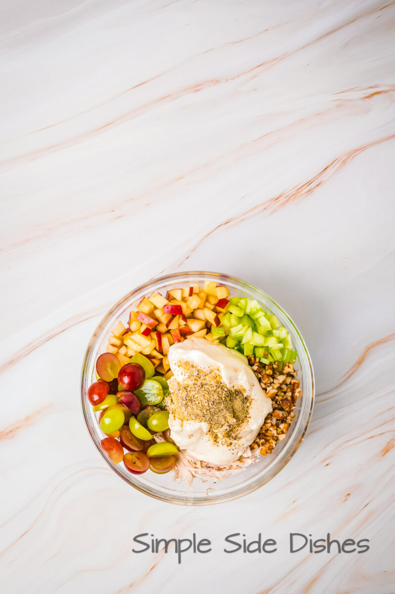 Fancy Nancy Chicken Salad - simplesidedishes.com